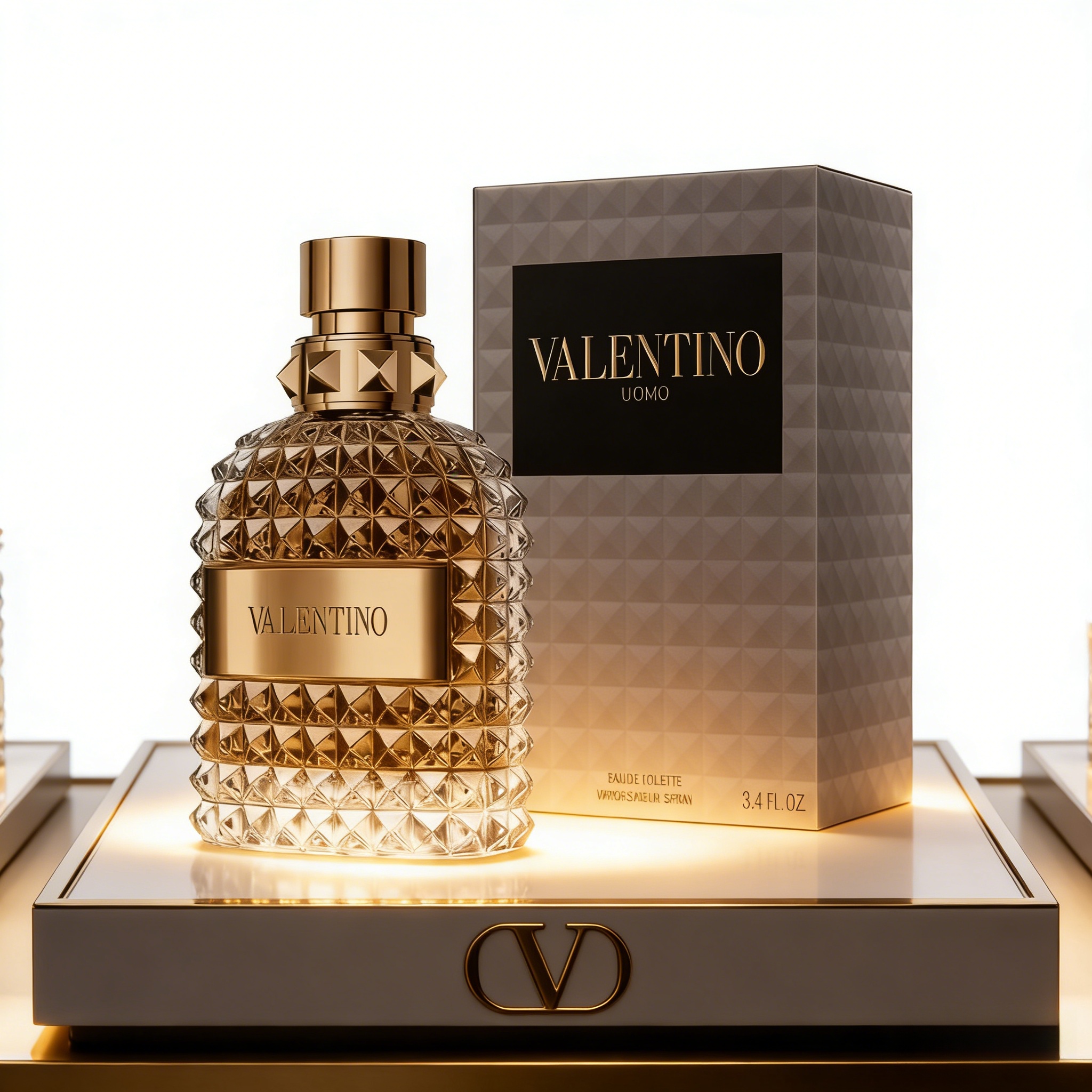 Luxury Valentino UOMO 100ML Men's Light Eau de Toilette (Woody-Spicy ...