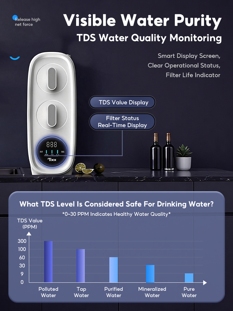 Tixx All-in-One Water Purifier RO Reverse Osmosis Machine PPC+RO Safe ...