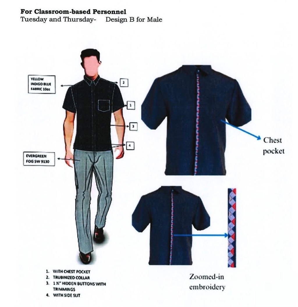 Real Fit Ready To Wear Original Teaching Polo 3XL To 6XL | Shopee ...