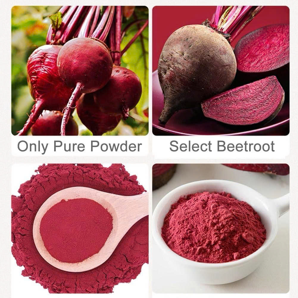 Buy 1 Get 1 - Organic Beetroot Powder - Pure, no preservatives, no ...