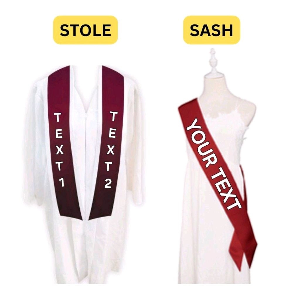 Customized Sash for Pageant Sash Awards Sash Customized Stole for ...