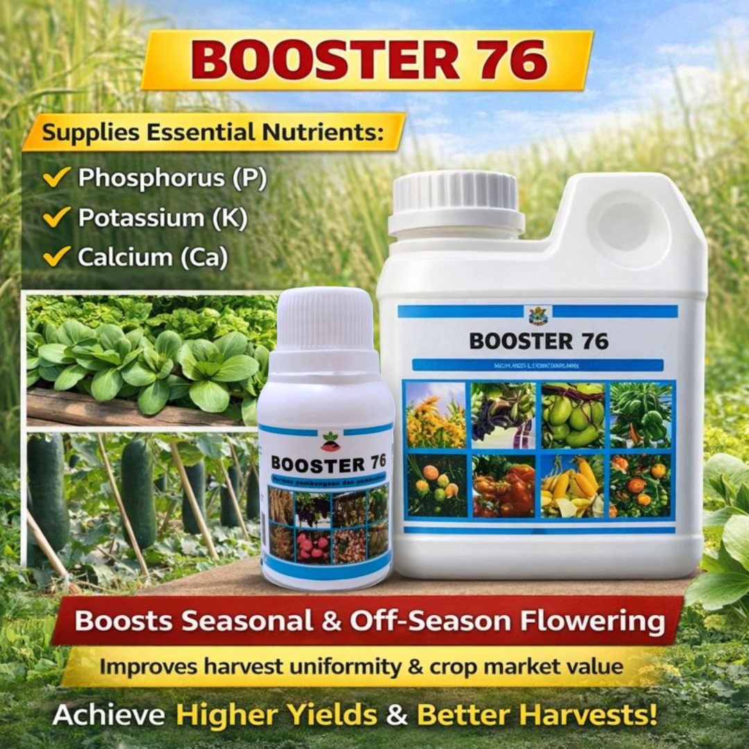 Booster 76 (500ml)/Organic Plant Fertilizer, Stimulates Flowering ...