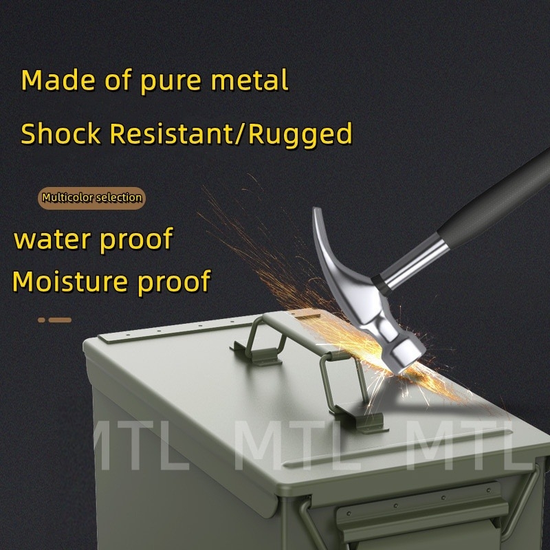 Ammo box 30/50/70 Brandnew Motorcycle modification box The metal box ...