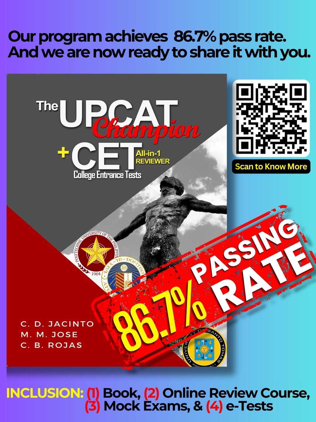 UPCAT, PUPCET, USTET, DCAT, ACET, PLMAT & CET Reviewer - The Ultimate ...