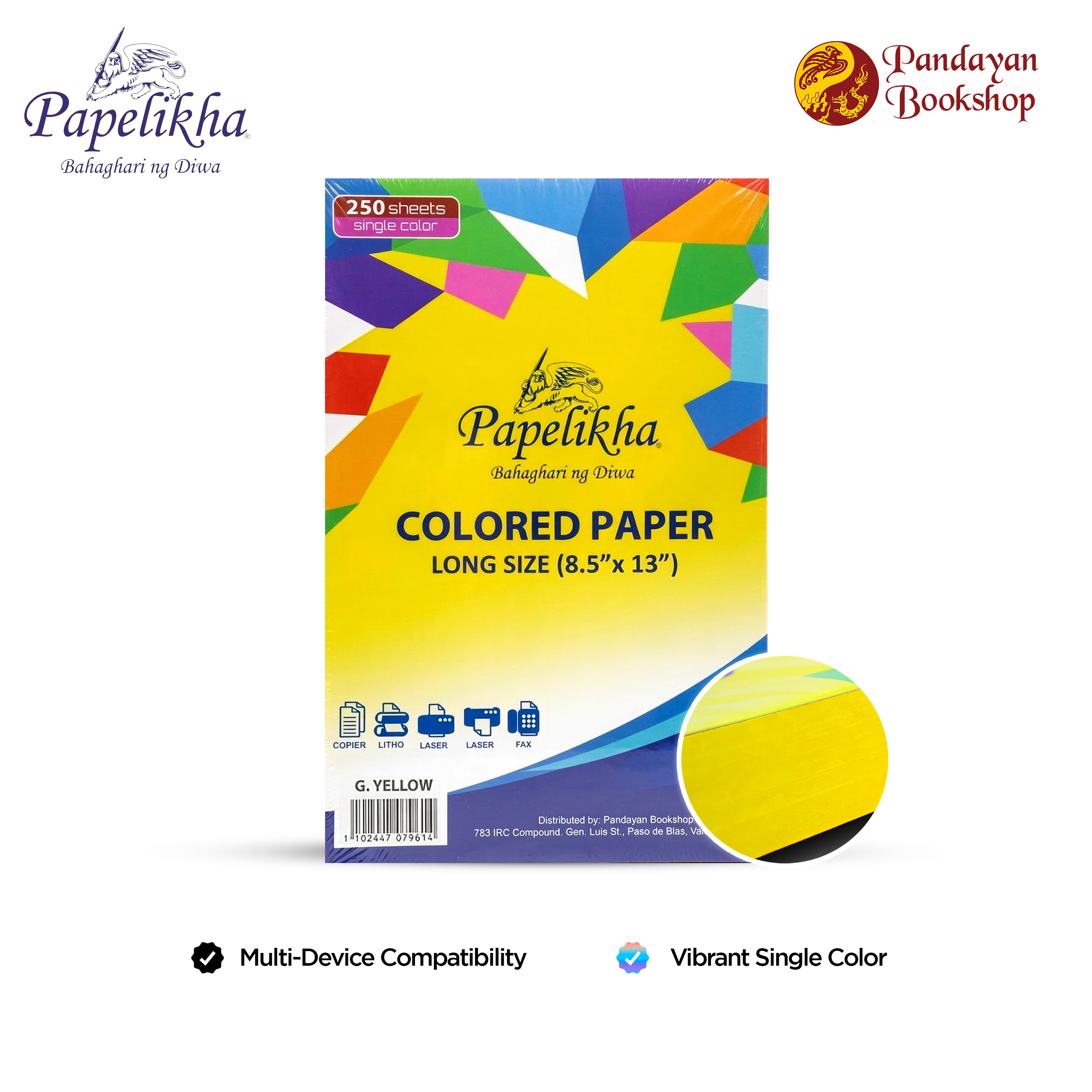 Papelikha Colored Paper Single Color 250’s | Shopee Philippines