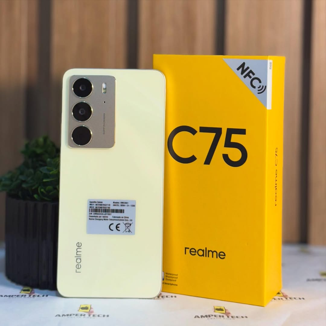BIG SALE!! Realme C75 Fast charger 6300mAh Massive Battery Drop & Water ...