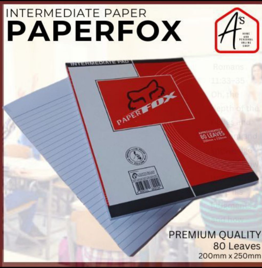 A's INTERMEDIATE PAPER (1 Pad) - GRADE 5&6 Intermediate Writing Pad ...