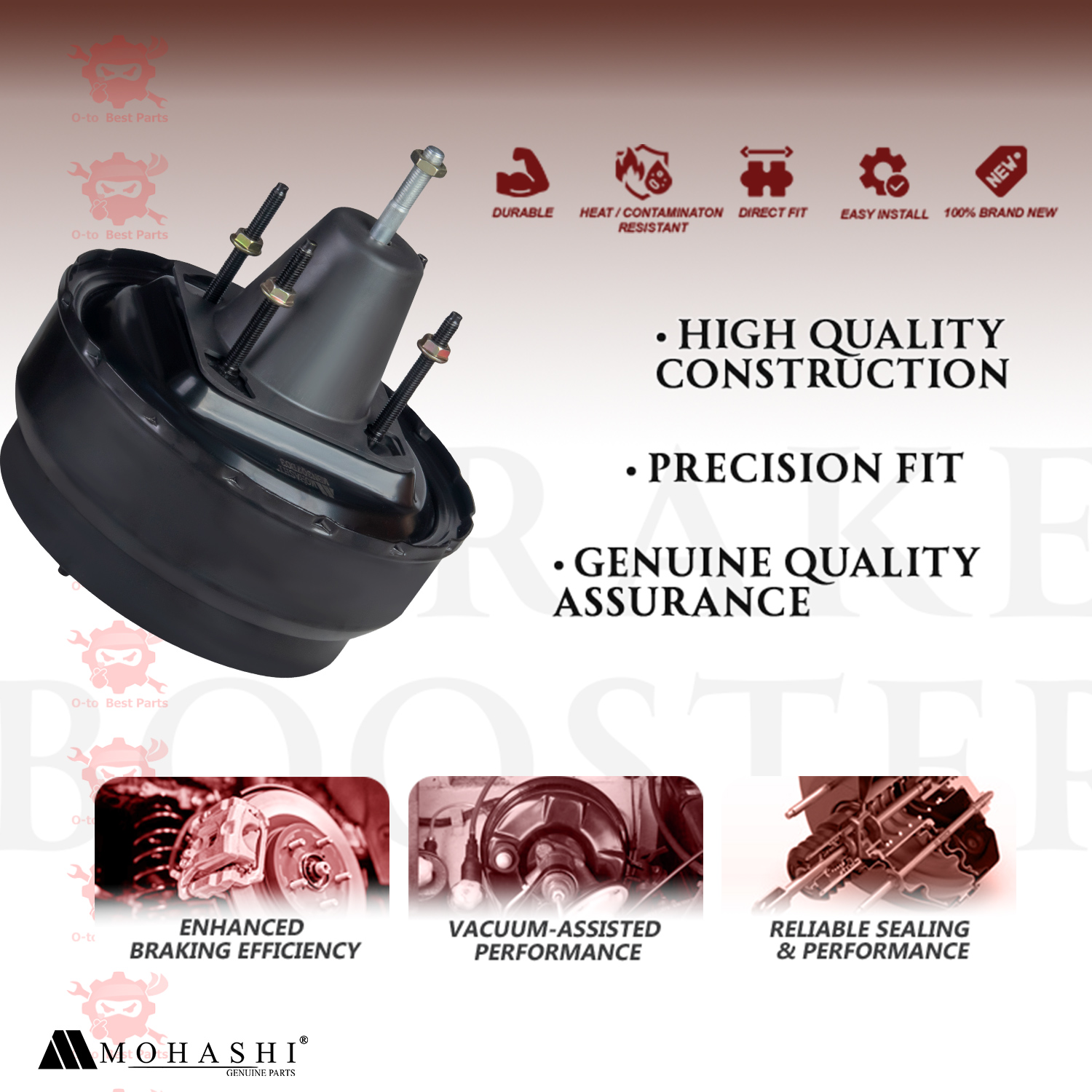 NISSAN TB-40 / PATROL MOHASHI BRAKE BOOSTER HYDROVAC MBN-248 (1PC ...