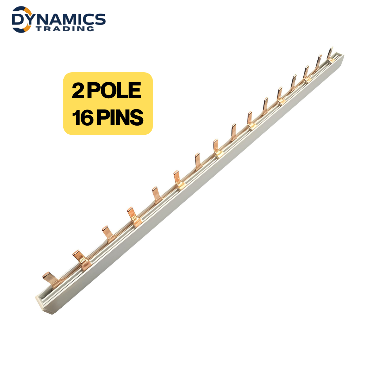 Comb Busbar 2P 63A–100A | Copper Conductive Bar for Circuit Breaker ...