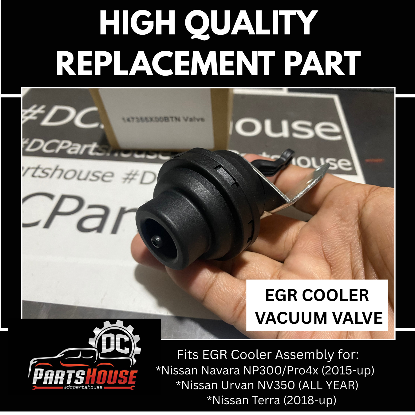 EGR Cooler Vacuum Valve - for Nissan NV350 Terra NP300 (ALL YEAR ...