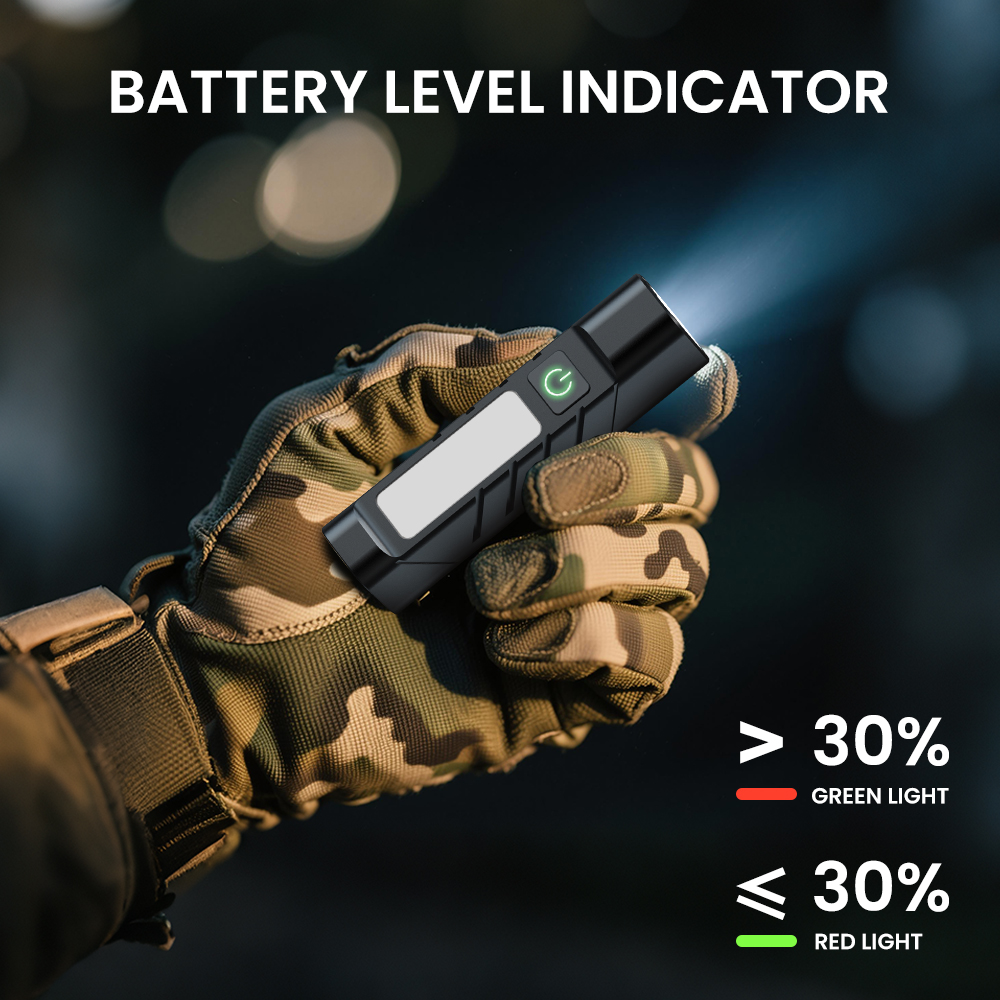 Orashare OL14 Mini Rechargeable LED Flashlight Super Bright Waterproof ...