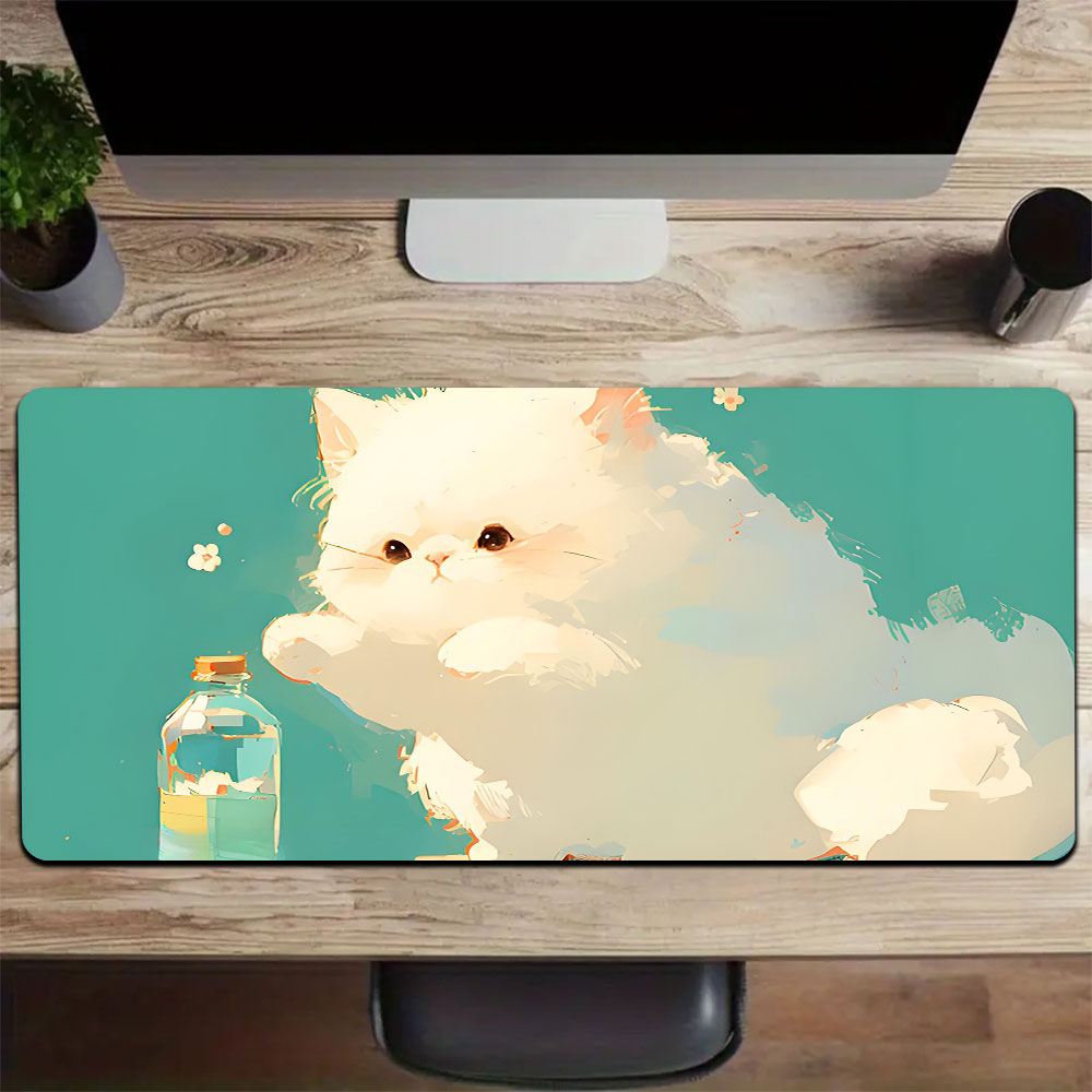 1pc cat Large Mouse Pad computer mat Desk Mat keyboard mat Office ...