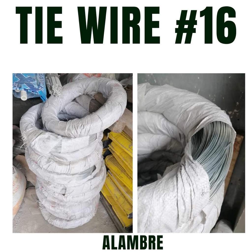 Gi Wire #16 x 19kilos PER ROLL ALAMBRE LO MADE TIE WIRE PANTALI ...