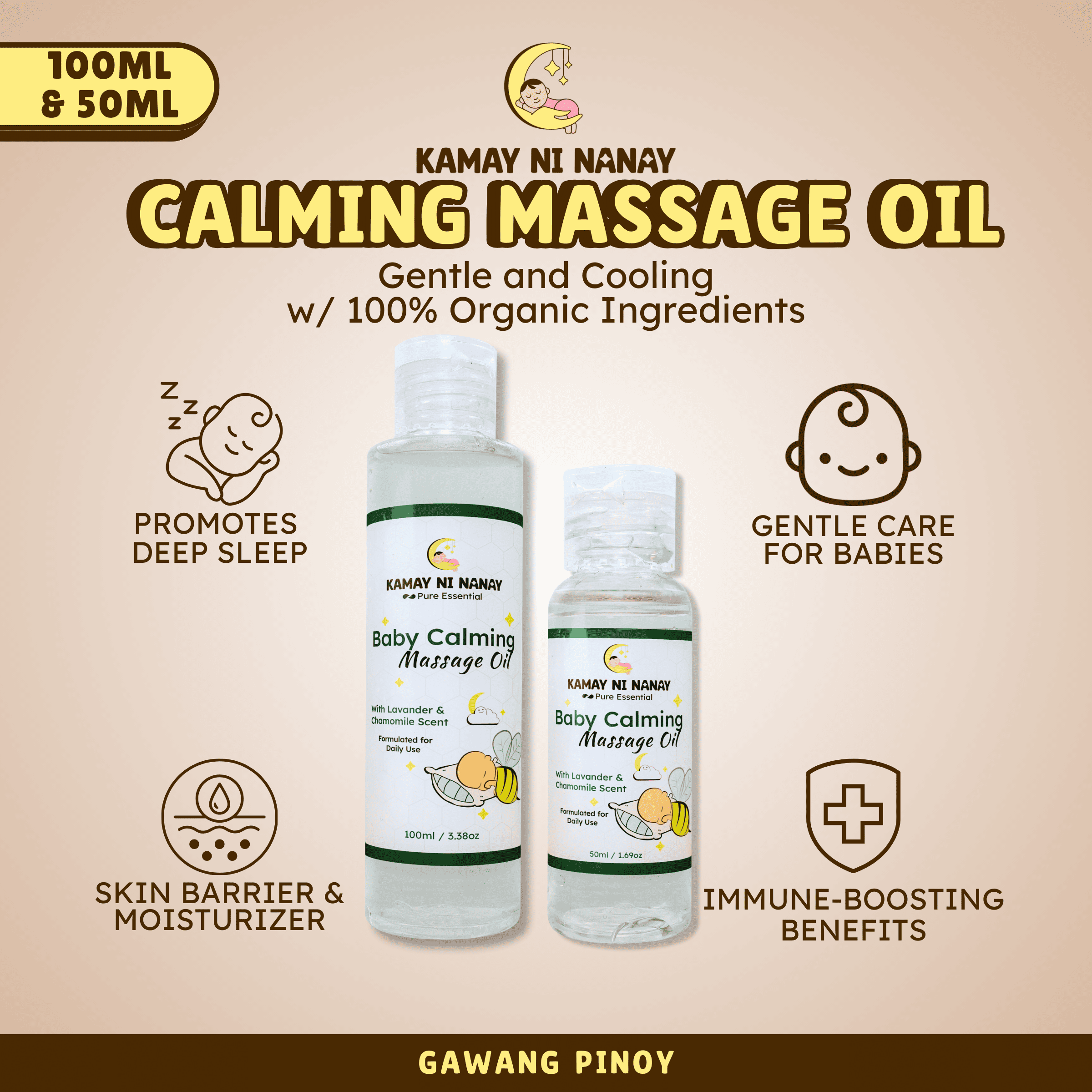 Exclusive Kamay ni Nanay Baby Oil – Gentle Care for Babies Care Oil ...