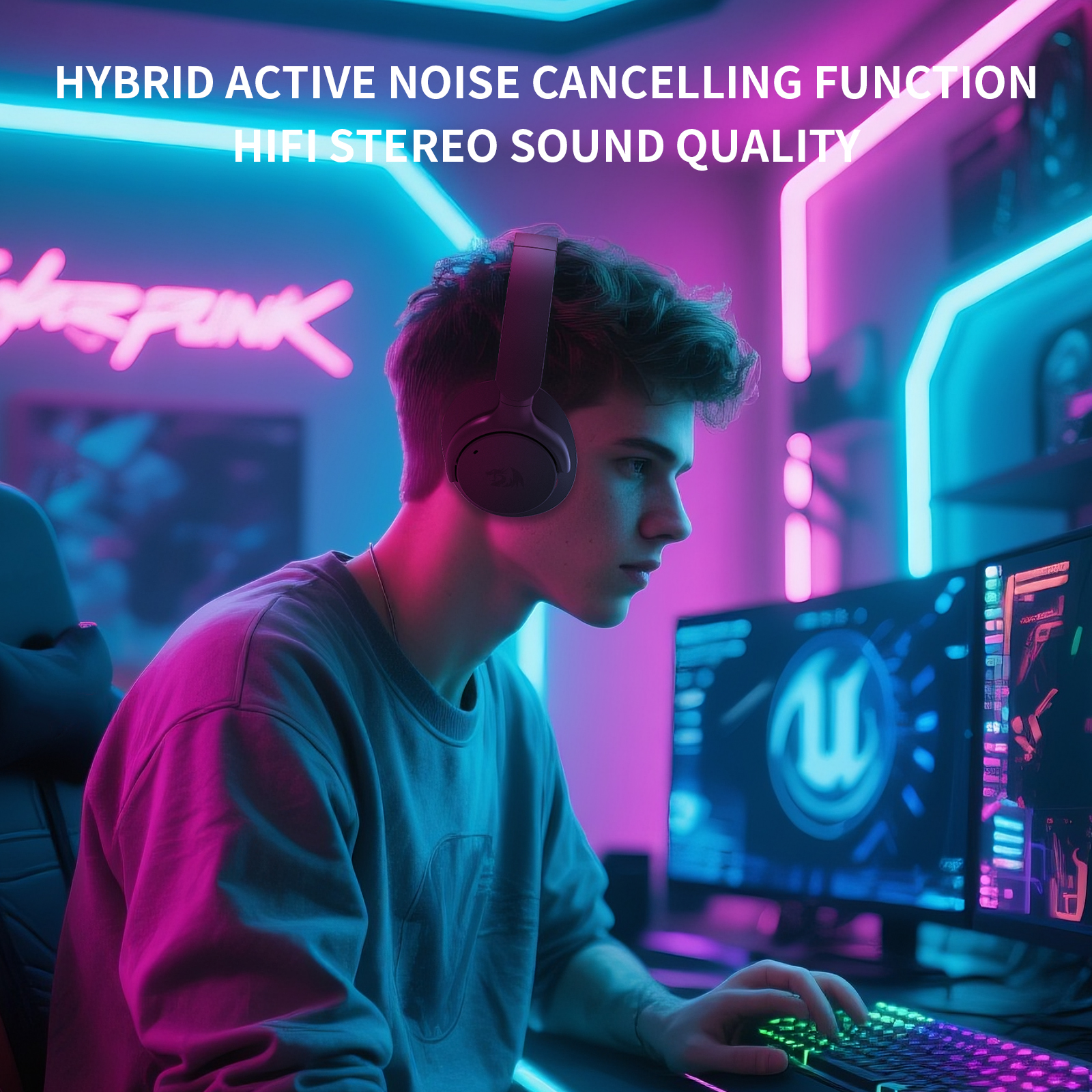 Redragon Vibecore 600x Headset (H610+H610G) | Shopee Philippines