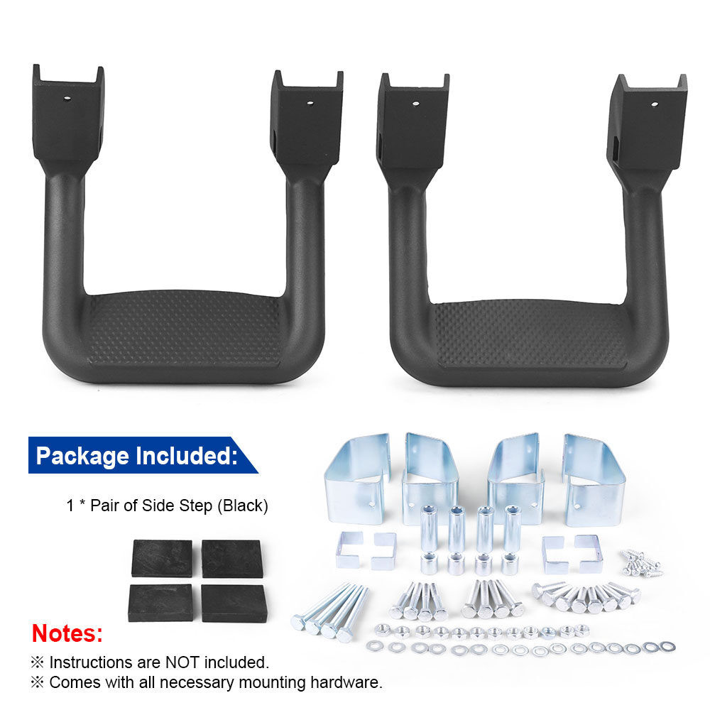 2PCS Truck Side Steps Bar Non-Slip Aluminum Pickup Stirrup Boards ...