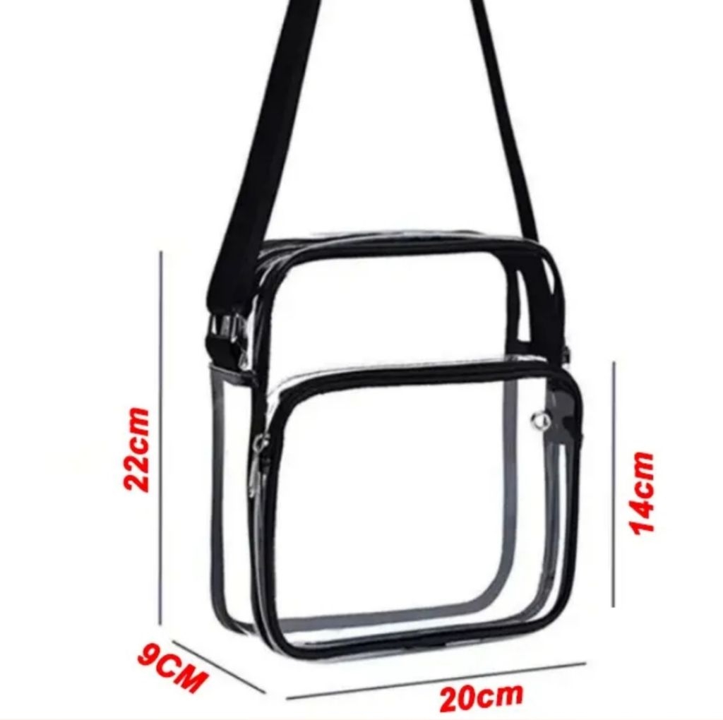 Trending Casual Transparent Sling For Men/Women Good Quality Messenger ...