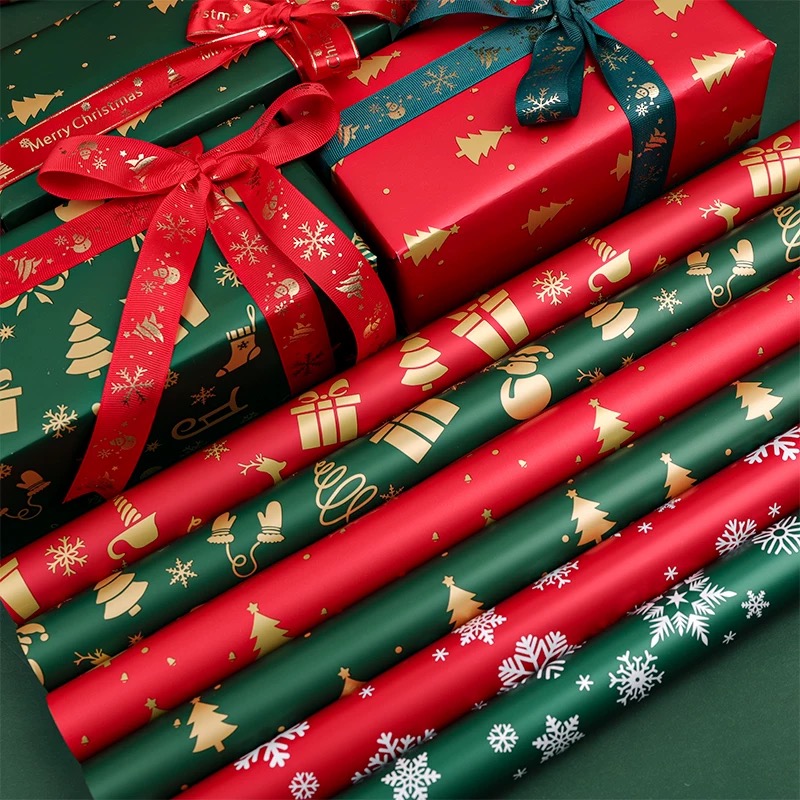10pc Christmas Present Box Wrapping Paper Christmas New Year Party ...