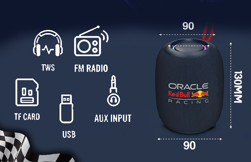 Oracle Red Bull Racing 460 Bluetooth Portable Speaker By Spoyl Store ...