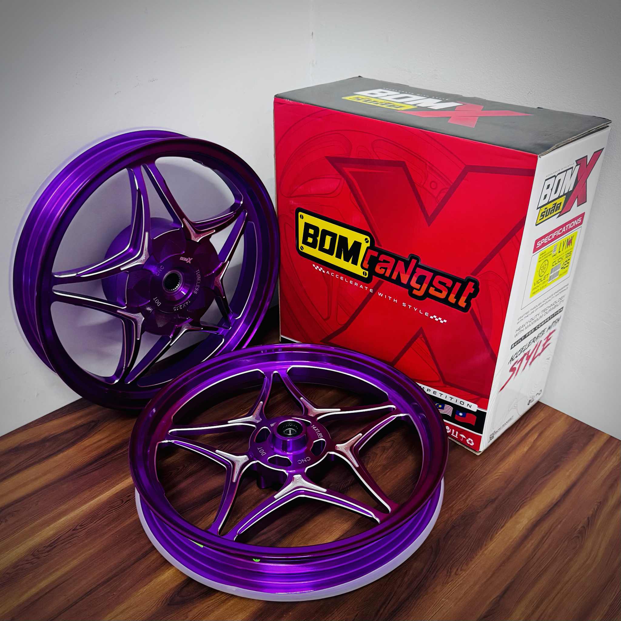 BOM RANGSIT LYNX V2 CNC STAR MAGS FOR HONDA CLICK 125/150 | Shopee ...