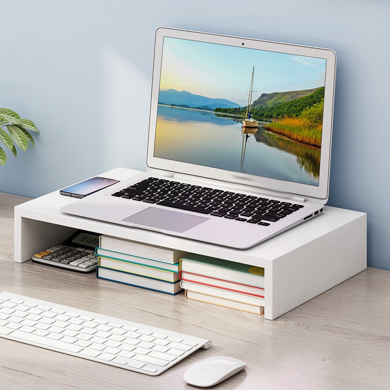 Computer Shelf Monitor Bracket Desktop Monitor Bracket Desktop Storage ...