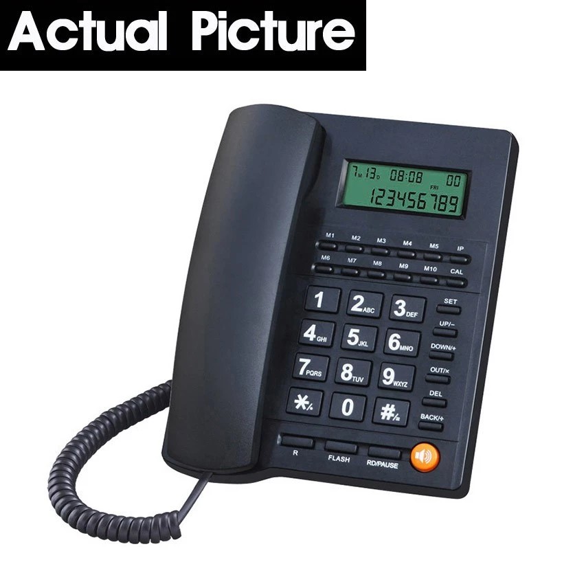 Corded telephone set Digital Landline Phone With Speaker Hotel Office ...
