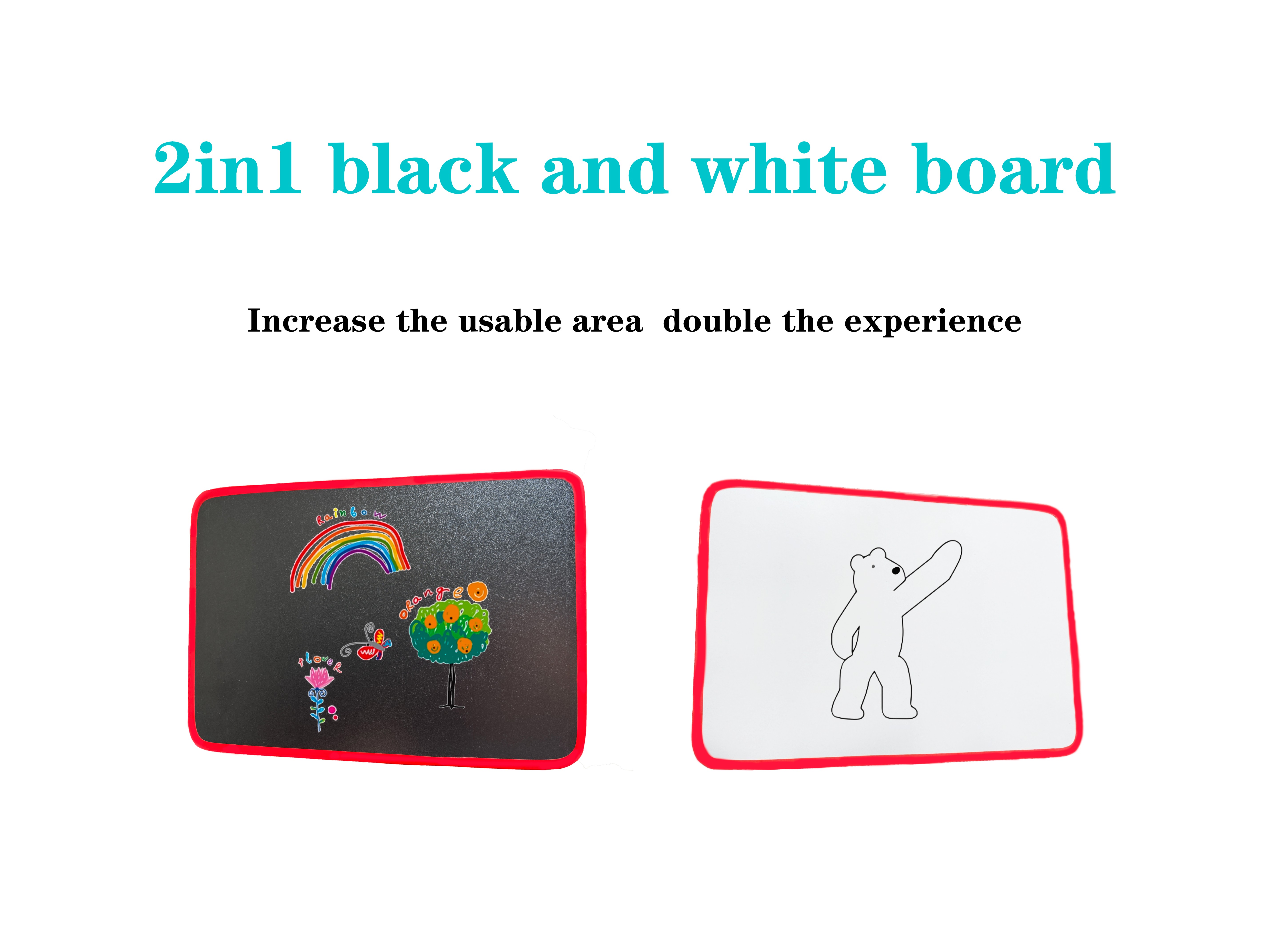 2in1 black white board double-sided home children's teaching commercial ...