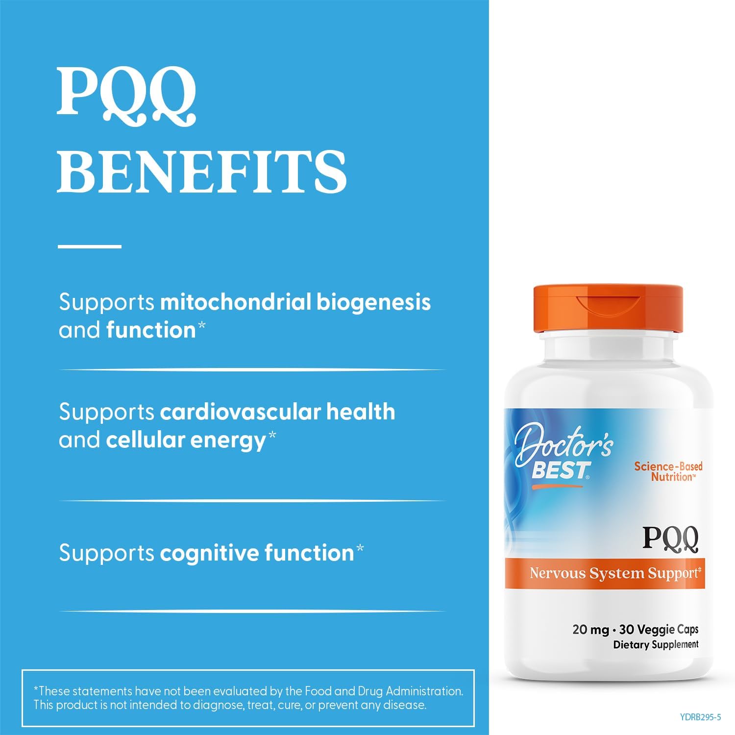 Doctor'sBestPh | Doctor's Best, PQQ , 20 mg, 30 Veggie Caps Nervous ...