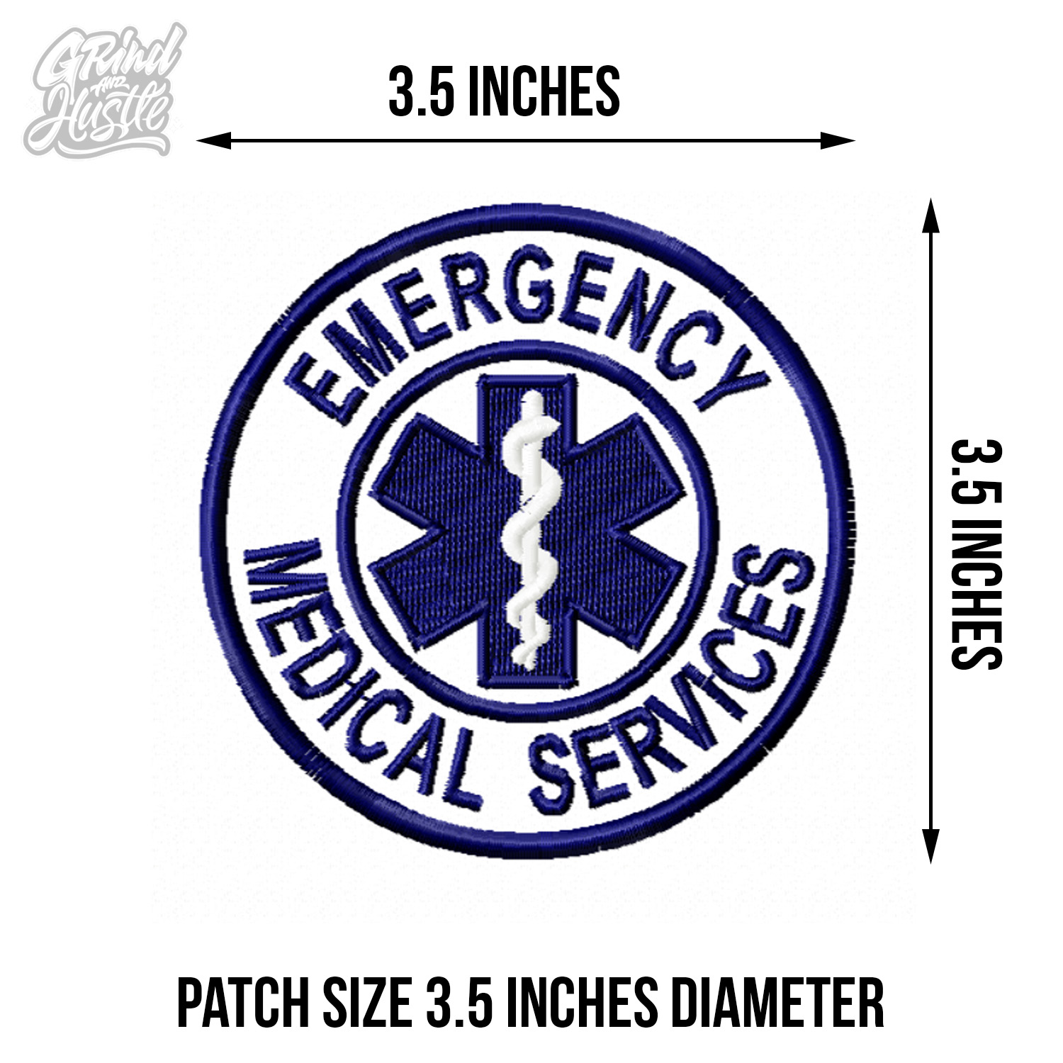 EMS EMT EMR Embroidered Patches - Iron on or Velcro Backing - Emergency ...