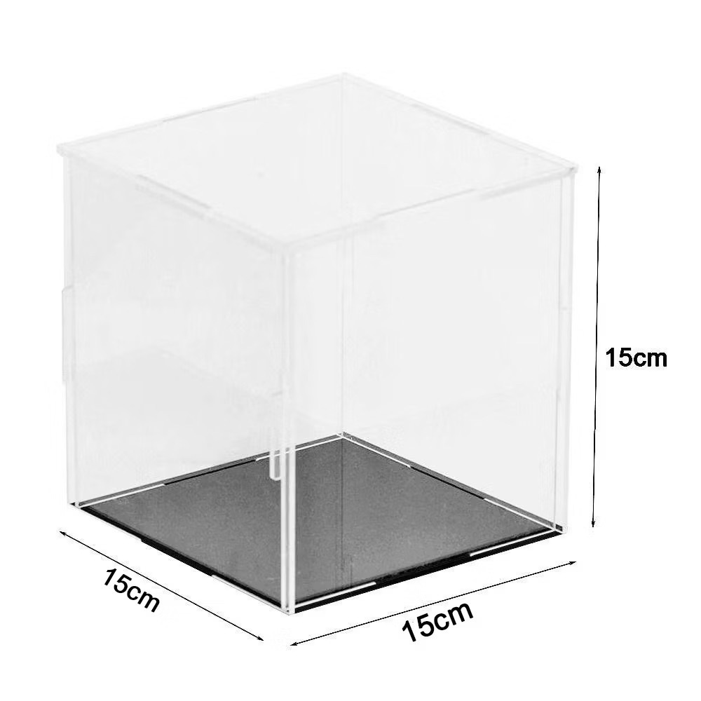Transparent acrylic display box assembly collectible box display action doll replacement box ...