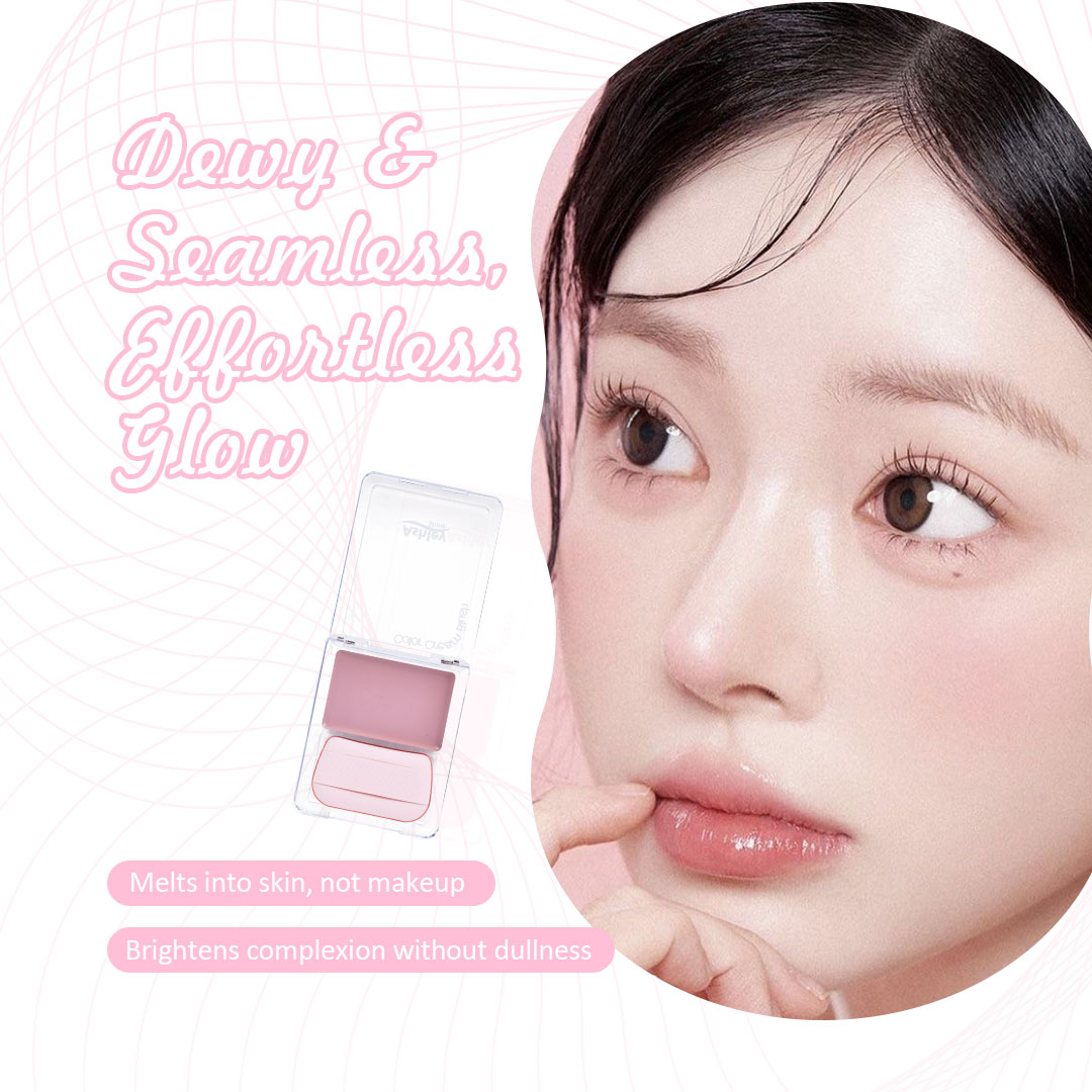 Ashley Shine Highly Pigmented Blush Cream Natural Long-Lasting ...