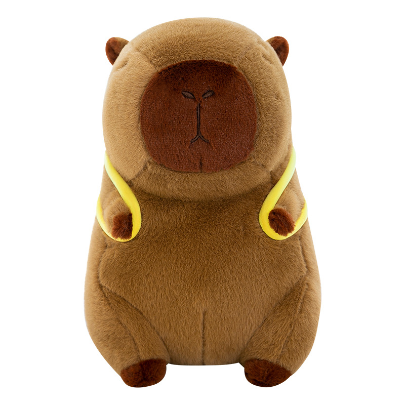 35/45/55cm Capybara Bee Backpack Stuffed Toys Kawaii Soft Pillow ...