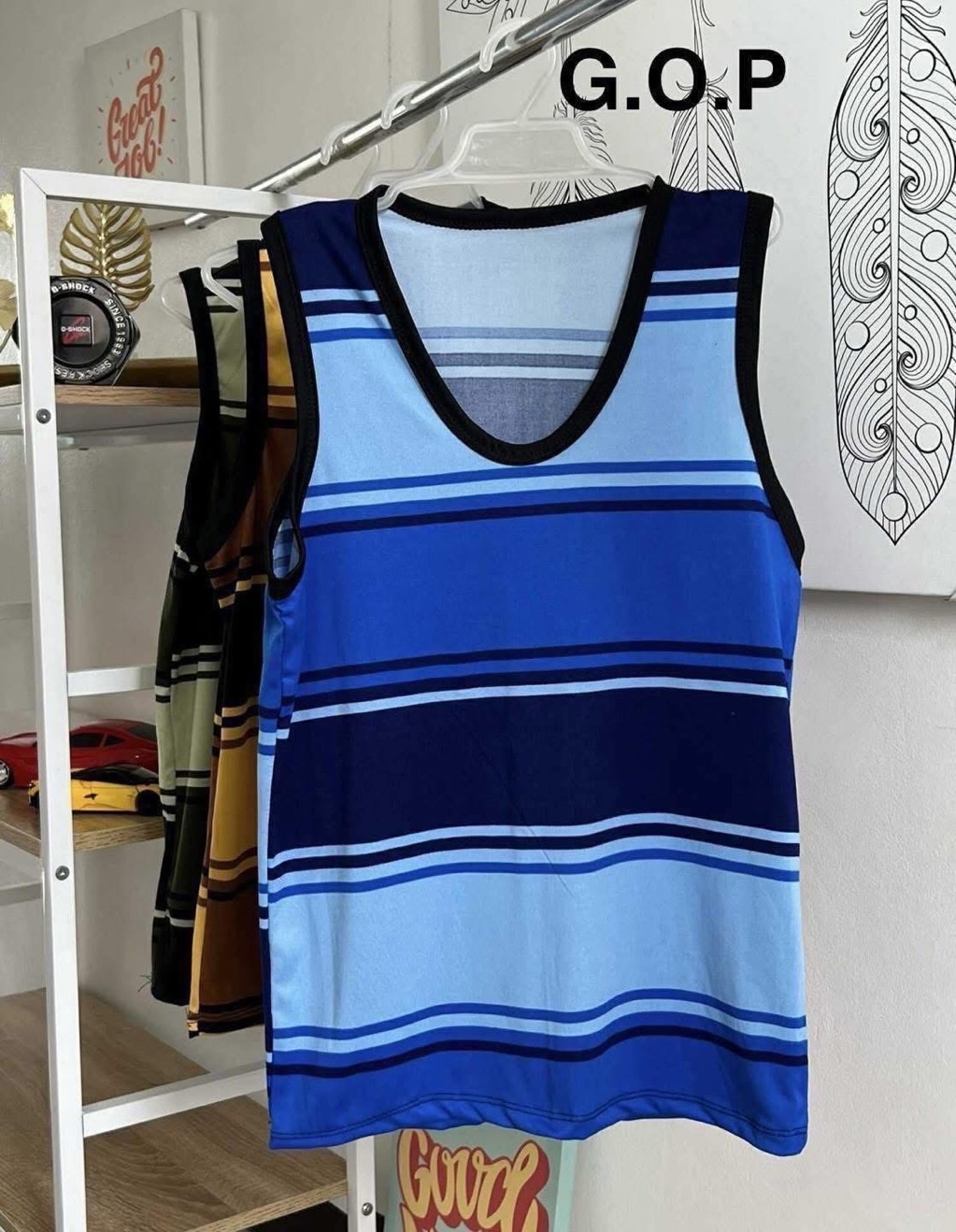 3pcs sando stripe big size for kids boy | Shopee Philippines