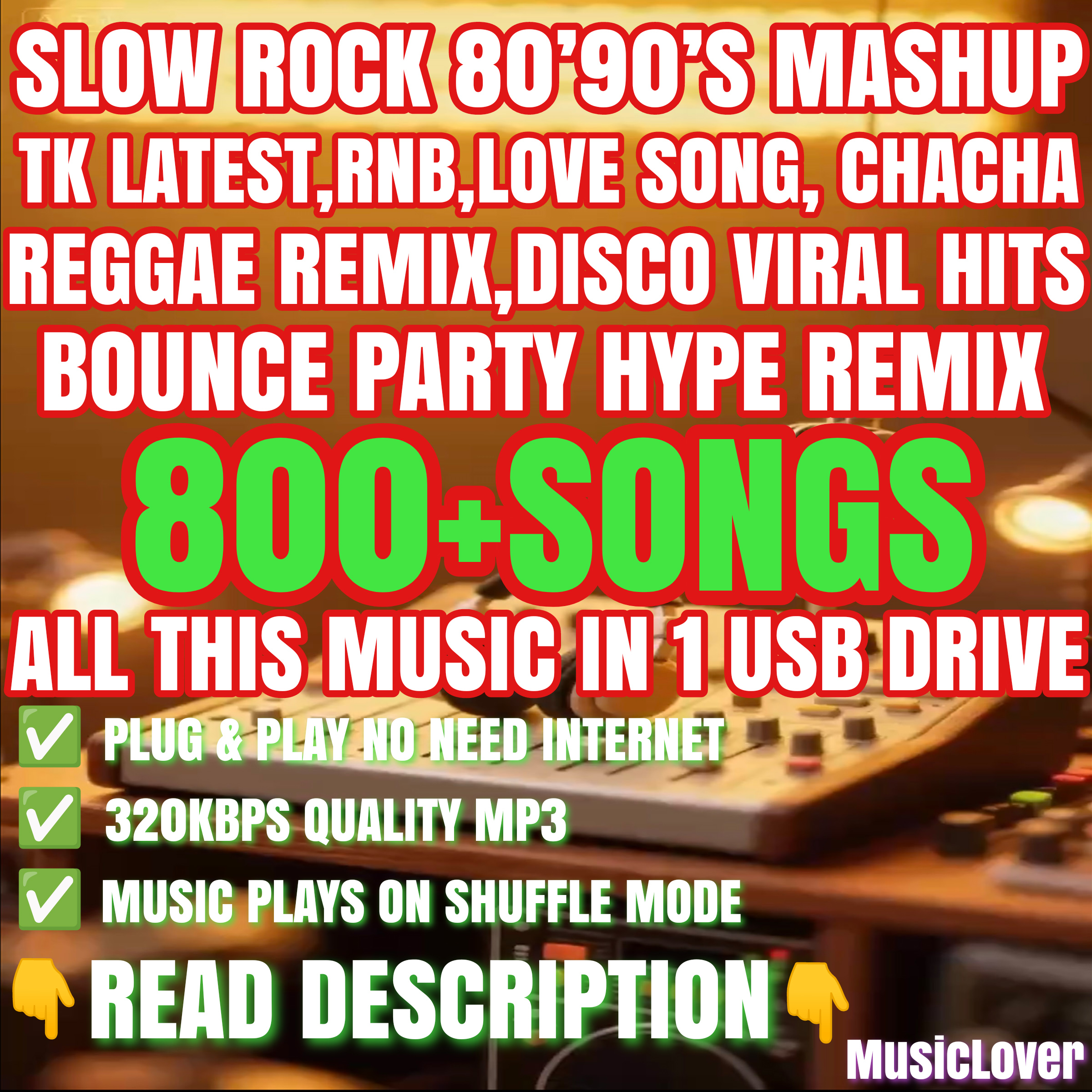 ULTIMATE MUSIC 800+SONGS USB FLASH DRIVE WITH VIRAL LATEST MUSIC/SONGS ...