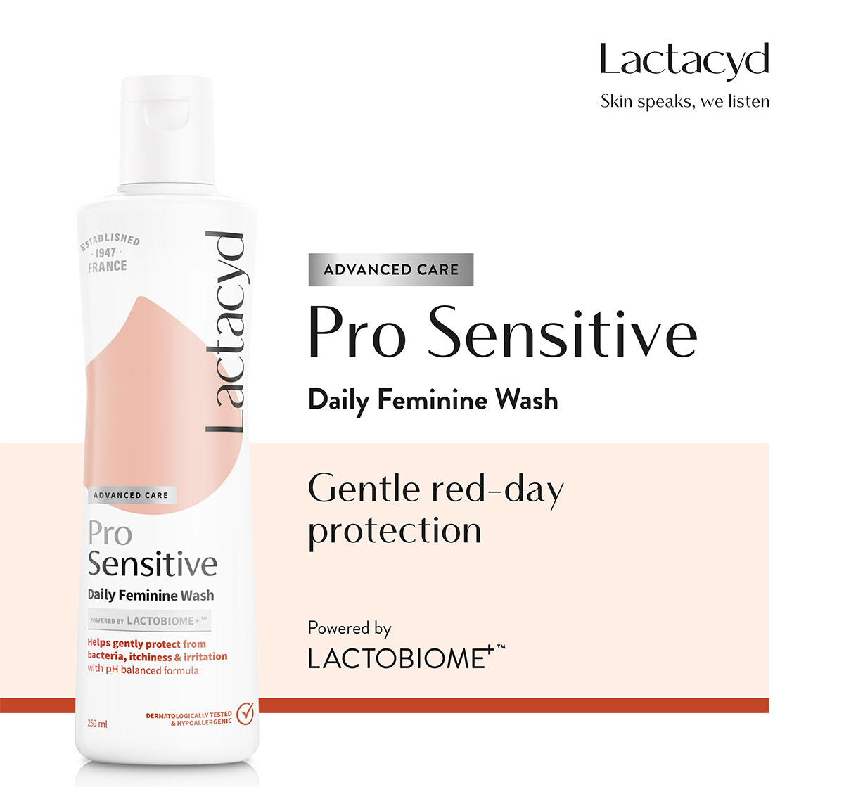 Lactacyd Pro Sensitive Feminine Wash Cleanser Soothing Gentle Balancing ...