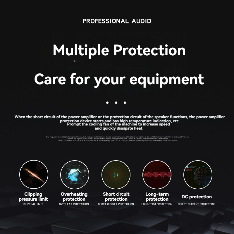 COD Original audio amplifier propesyonal digital power amplifier 500 ...