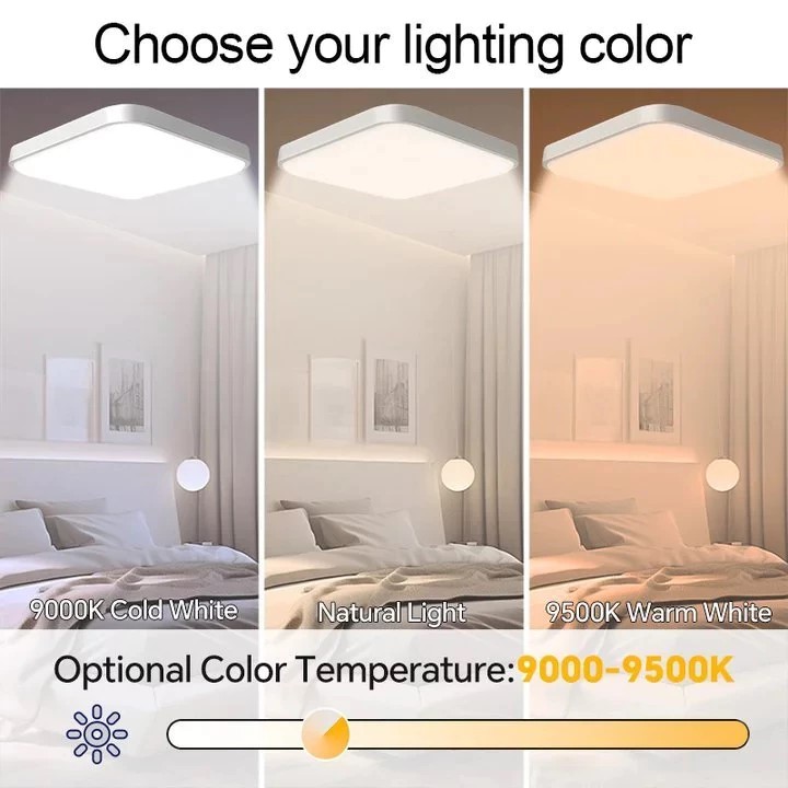 UORRIS Solar Light Indoor Light 6000W Solar Ceiling Light Outdoor ...