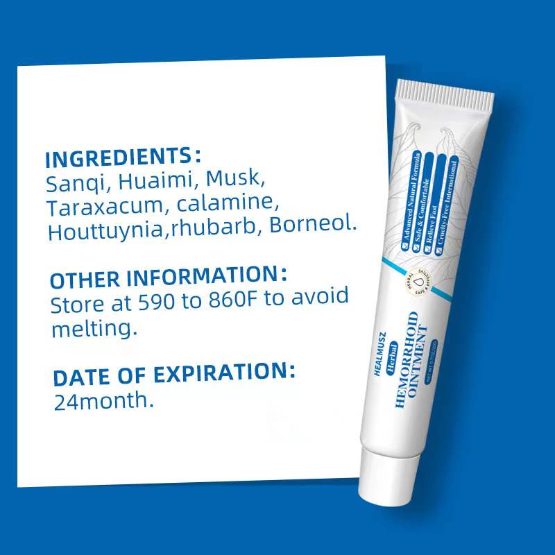 Authentic Healmusz Herbal Hemorrhoid Ointment Natural Gentle Care ...