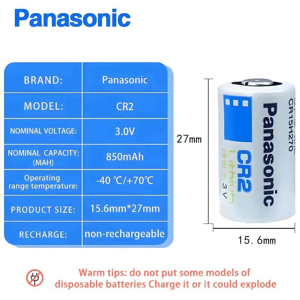 CR2 Cylindrical Photo Lithium Battery 3V CR123A Canon Camera Smoke Alarm Flashlight Philippines ...