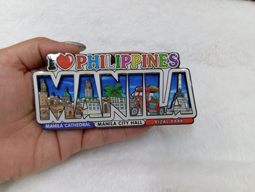 Manila Wooden Ref Magnet Souvenir Collection Colorful Manila Souvenirs ...