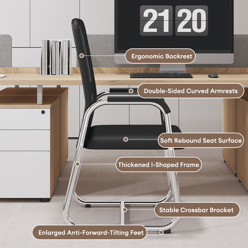 Office Mesh Conference Chair Latex Backrest | Shopee Philippines