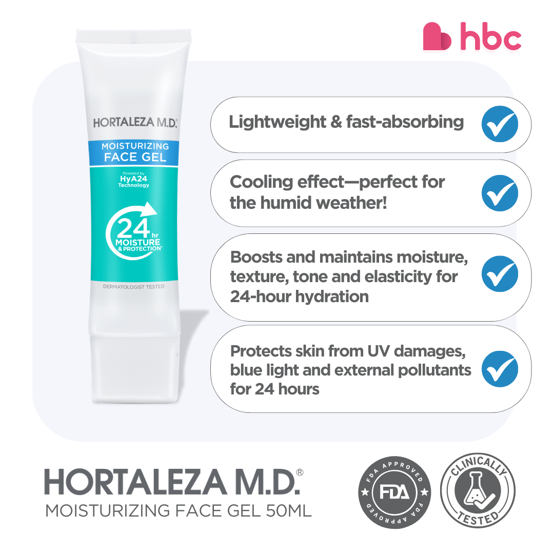 hbc Hortaleza M.D. Moisturizing Face Gel 50ml + Sunscreen SPF50 PA ...