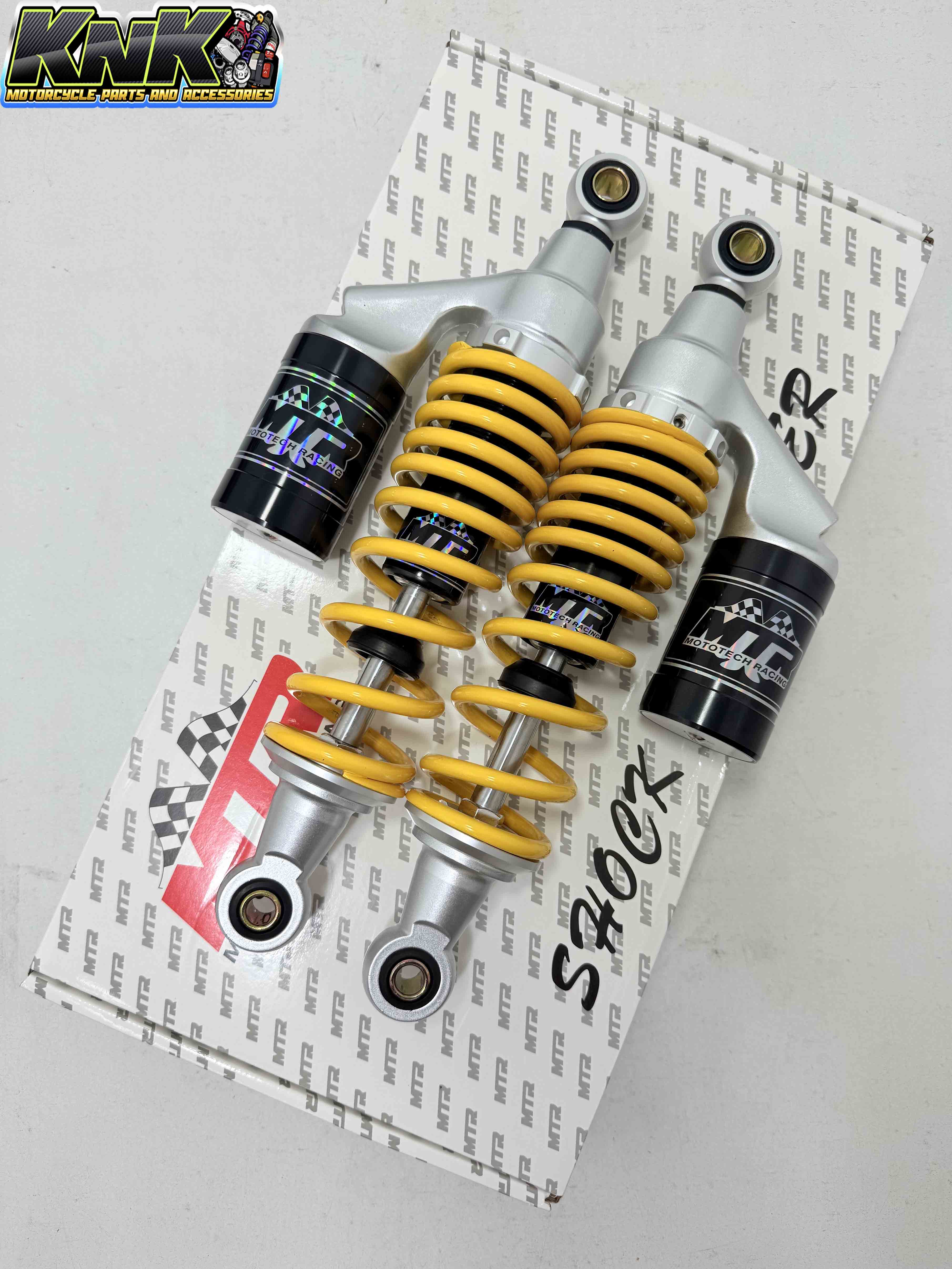 MTR REAR SHOCK SUSPENSION FULLY ADJUSTABLE W/ TANK 310MM FOR WAVE 125 ...