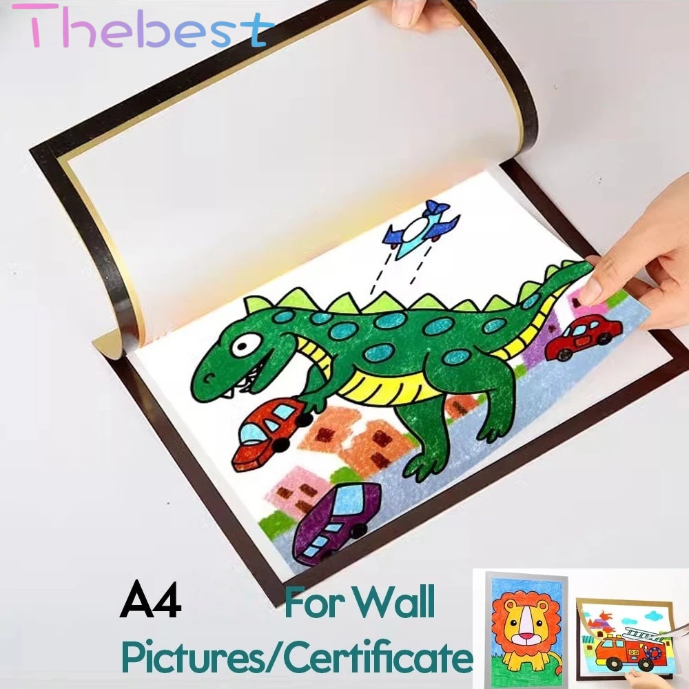Magnetic Picture Photo Frame Certificate Magnetic Display Sticker Photo ...