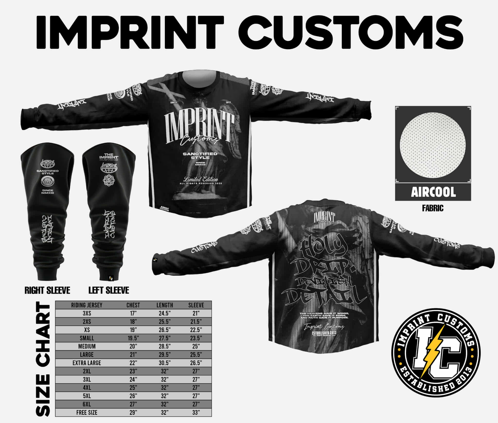 Imprint Customs - AZIEL Riding Jersey | Shopee Philippines