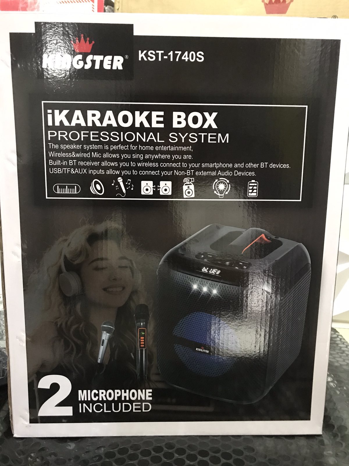 Kingster Karaoke Box (KST-1740S) | Shopee Philippines