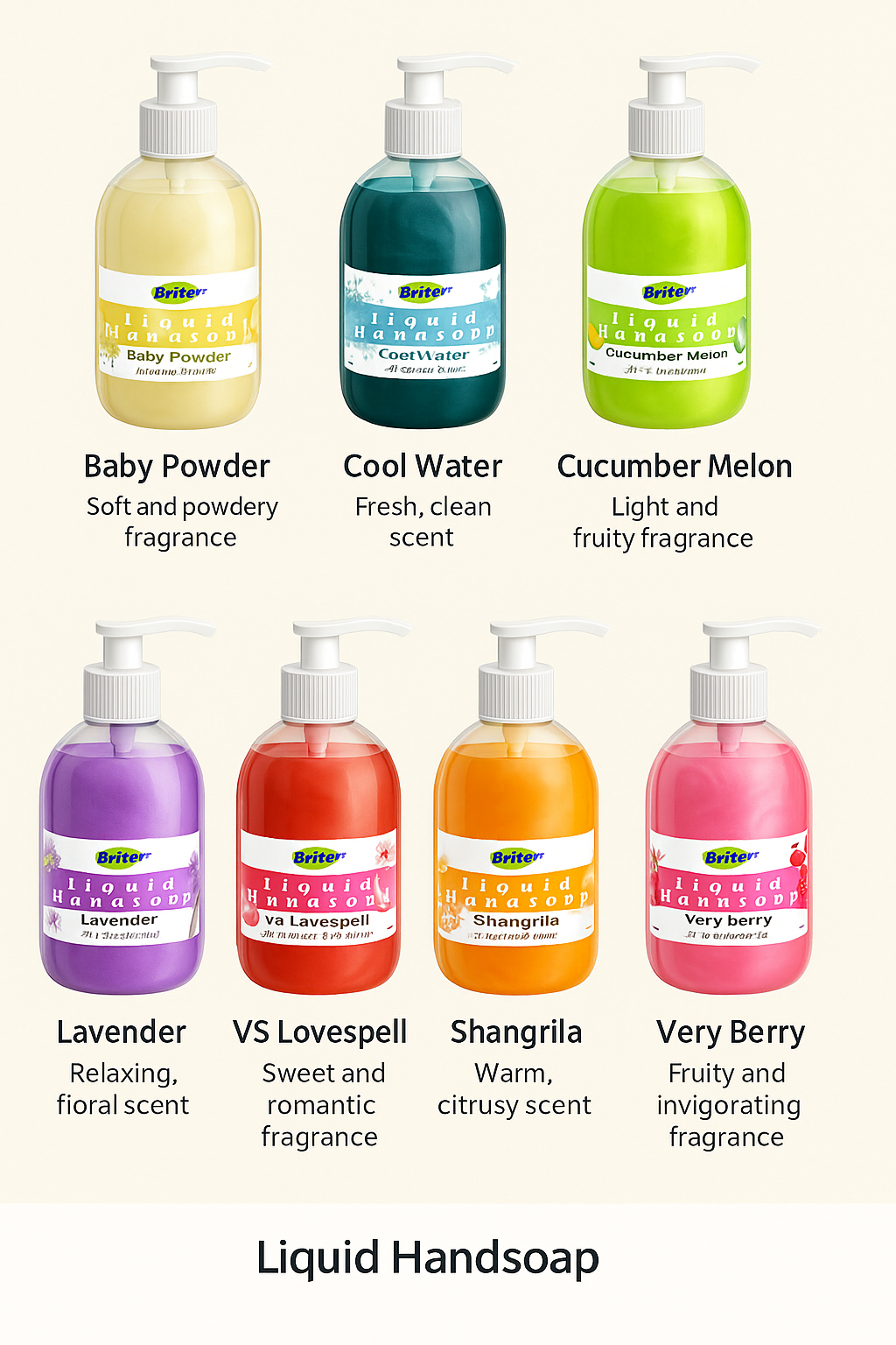 BritePH Shangrila Antibacterial Liquid Hand Soap 500ml (other variants ...
