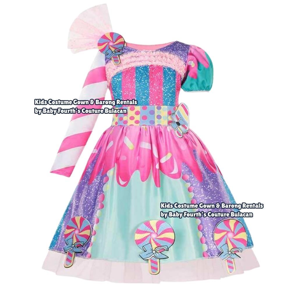 Book Character Candy Fairy Tale Movie Candyland Princess Outfit Costume ...