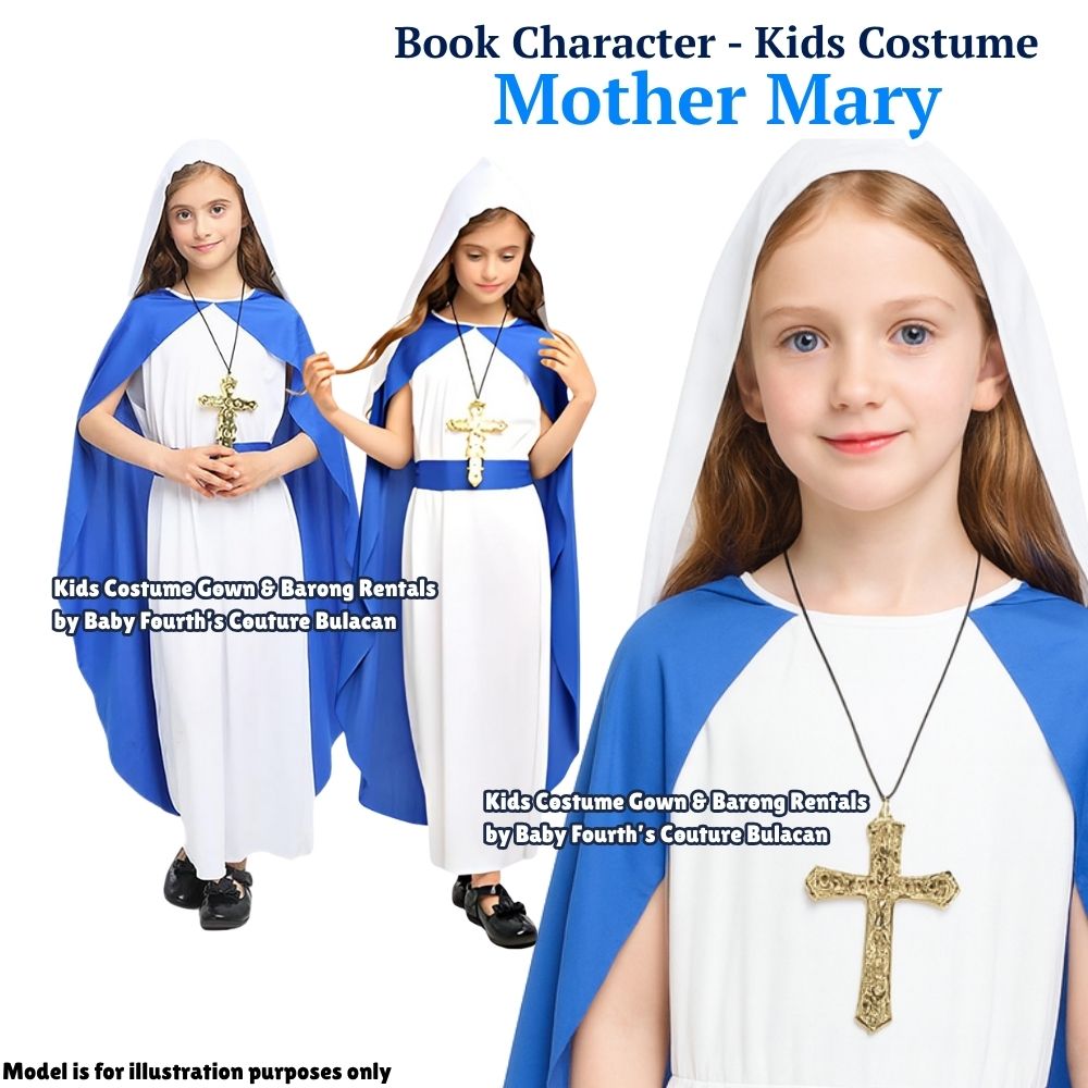 Book Character Bible Character Virgin Mother Mary Maria Costume Dress ...