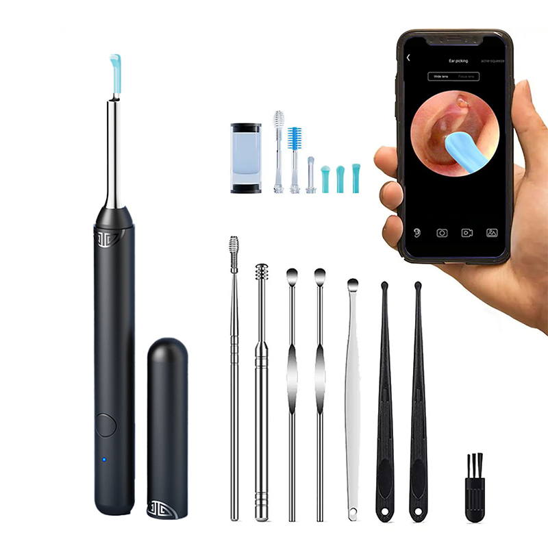 Wireless Smart Visual Ear Cleaner Safe and waterproof Otoscope Earwax ...
